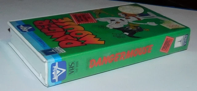 1984 DANGER MOUSE VHS tape, Thames Video, Cassette #3 Children's ...