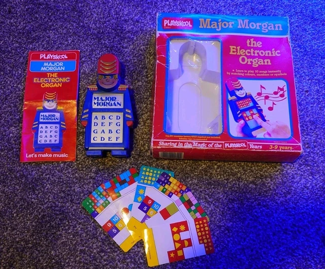 VINTAGE PLAYSKOOL MAJOR Morgan - The Electronic Organ - In Original Box ...