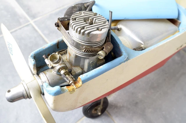 GRAUPNER KWIK FLY (Mk 3?) RC-1 Flugzeug Klassiker, ohne Flügel, mit OS ...