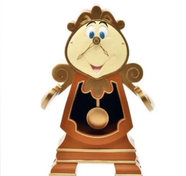 DISNEY STORE BEAUTY And The Beast Cogsworth Table Clock £184.33 ...