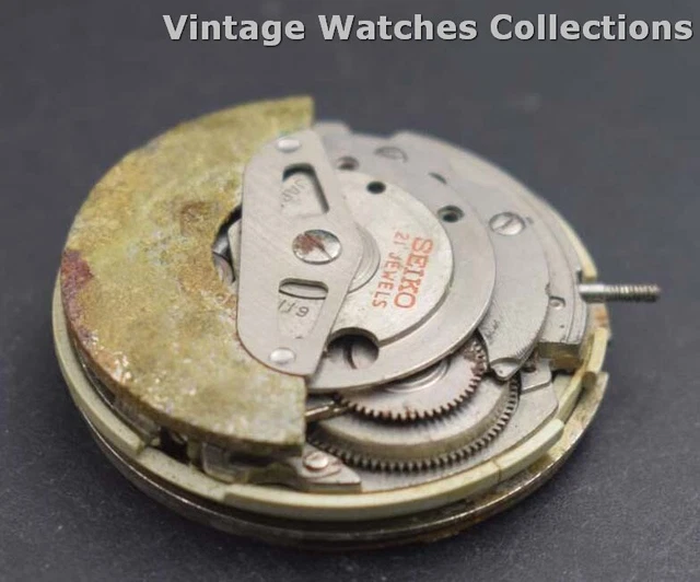 SEIKO 6119 AUTOMATIC Non Working Watch Movement For Parts/Repair Work O ...