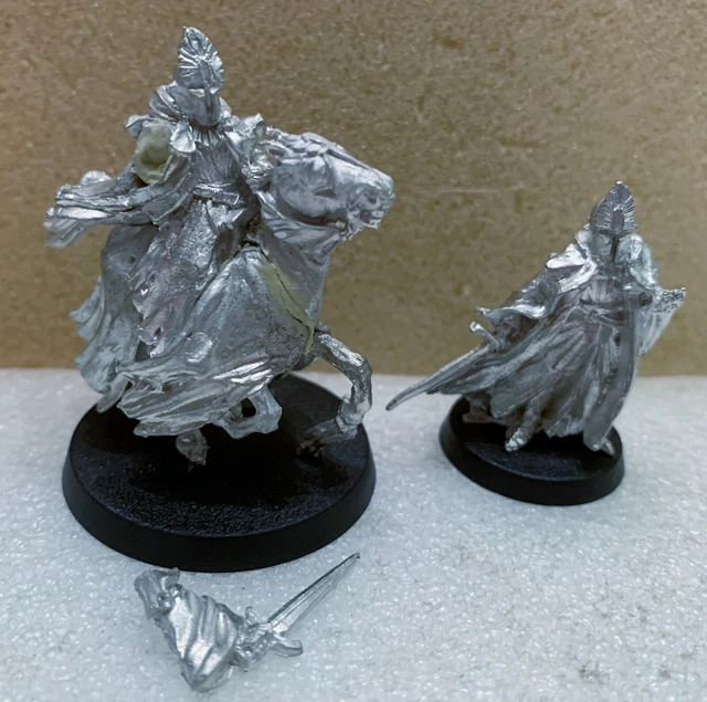 WARHAMMER LORD OF the Rings MESBG metal Mordor Ringwraith - Knight of ...