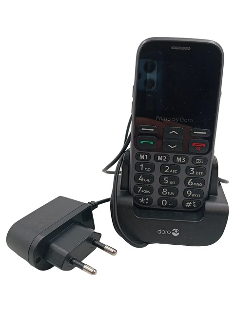 DORO TÉLÉPHONE À Touches Senior Primo 218/368 Noir Station EUR 41,95 ...