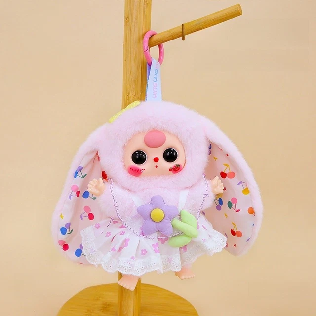 CUTE CHEERED FLORAL Bow Flower Design With Rabbit Ears Baby Plush Toy ...