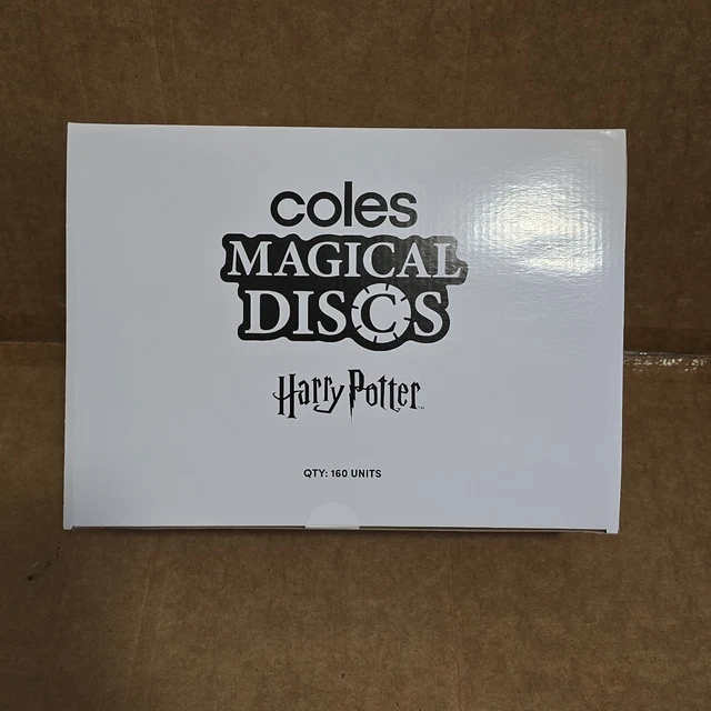 COLES MAGICAL DISCS 2025 Harry Potter X160 Bulk FACTORY SEALED BOX $79. ...