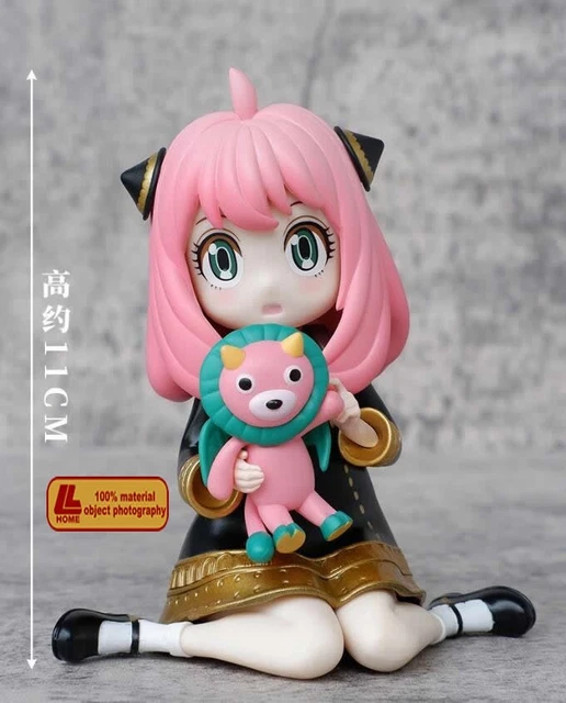 ANIME SPY X Family Sitting Anya Forger changeable Face cute PVC Figure ...