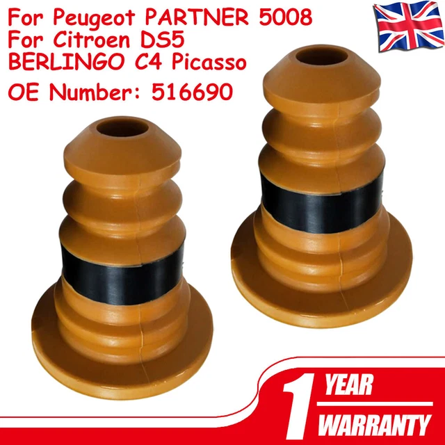 2X REAR SHOCK Absorber Buffer blockMount For Peugeot PARTNER 5008 ...