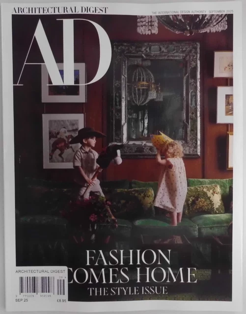 ARCHITECTURAL DIGEST MAGAZINE Sep/Oct 2025 The Style Issue: Fashion ...