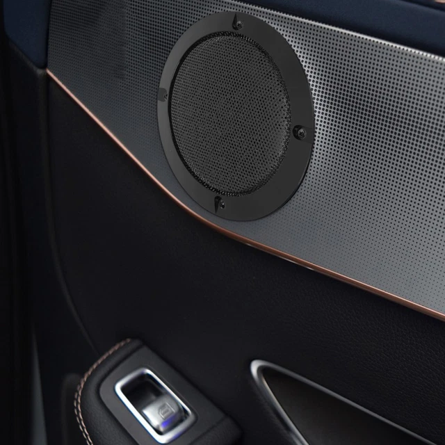 2 SETS CAR Speaker Protector Mesh Woofer Horn Guard Decorative Circle £ ...