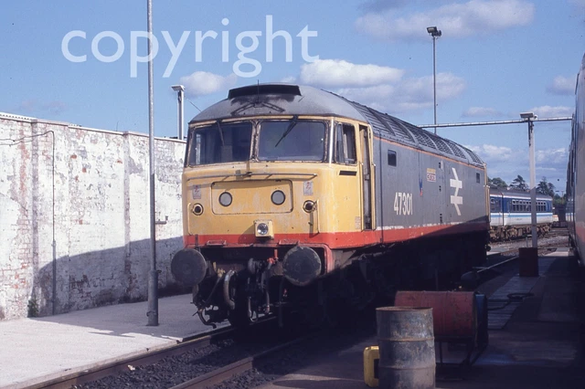 ORIGINAL DIESEL RAILWAY 35mm Slide 47371 Exeter TMD 1995 £1.25 ...