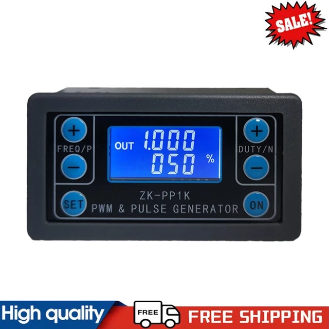 ZK-PP1K PWM SIGNAL Generator Precision Pulse Frequency Square Wave ...