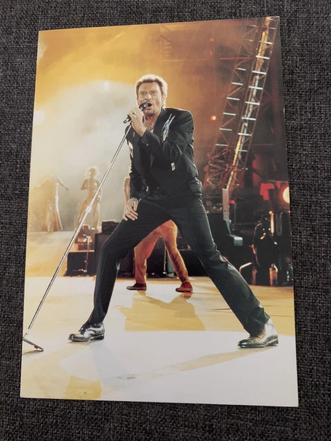 JOHNNY HALLYDAY CARTES postale Stade De France Photo Marc Castagnet EUR ...