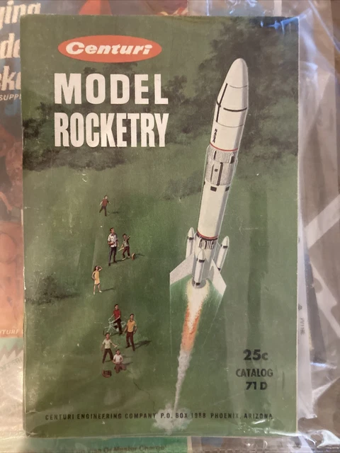 VINTAGE 1970 CENTURI Model Rocketry Catalog #71D Rocket Estes $15.50 ...