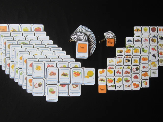 FRUIT VISUAL CARDS Lg Pack - Autism/PECS/Non verbal Visual Aid/Dementia ...