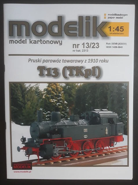 MODELIK 13/2023 - Preußische Dampflokomotive T13 (TKpl) EUR 20,00 ...