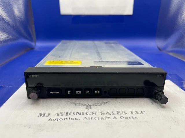 GARMIN SL40 VHF COMM RADIO P/N 430-6040-203 WITH FAA FORM 8130-3 $2,302 ...