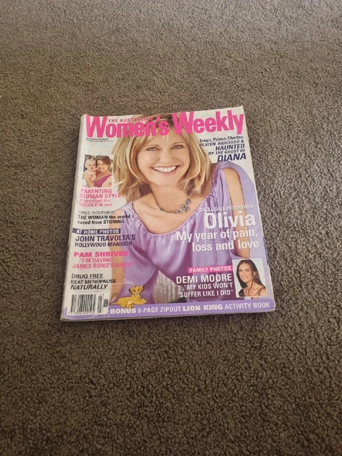 WOMEN'S WEEKLY MAGAZINE March 2004-Olivia Newton-John-John Travolta $40 ...
