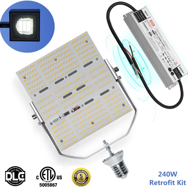 150W 240W 300W LED Retrofit Kits Tennis Court Parking Lot Shoebox ...