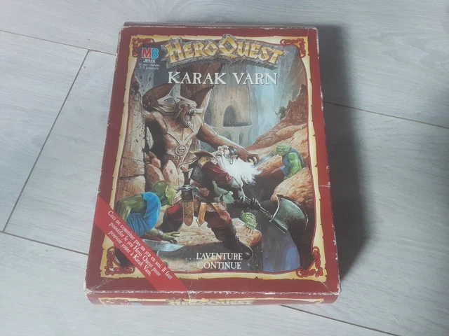 HEROQUEST EXTENSION KARAK Varn FR Mb Jeux 1989 Games Workshop Boite ...