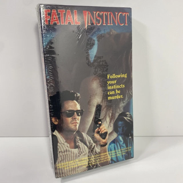 FATAL INSTINCT (VHS 1991) Laura Johnson (Erotic) Moviestore Entertainment Sealed $15.97 ...