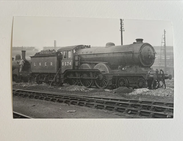LNER RAILWAY LOCOMOTIVE Photograph - 8574 B12 Class Stratford Shed ...