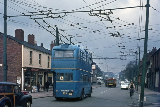 WALSALL TROLLEYBUS NDH956 in 1969 Bus Photo EUR 2,09 - PicClick IT