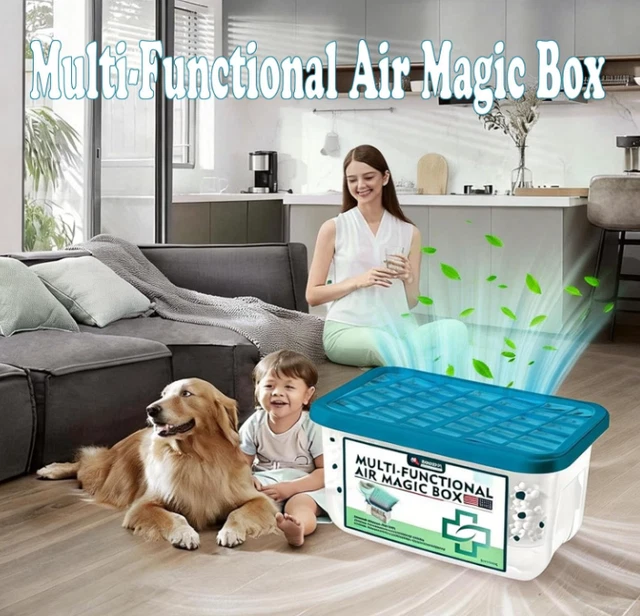 MULTI-FUNCTIONAL AIR MAGIC Box,Indoor Air Purification Dust Removal ...
