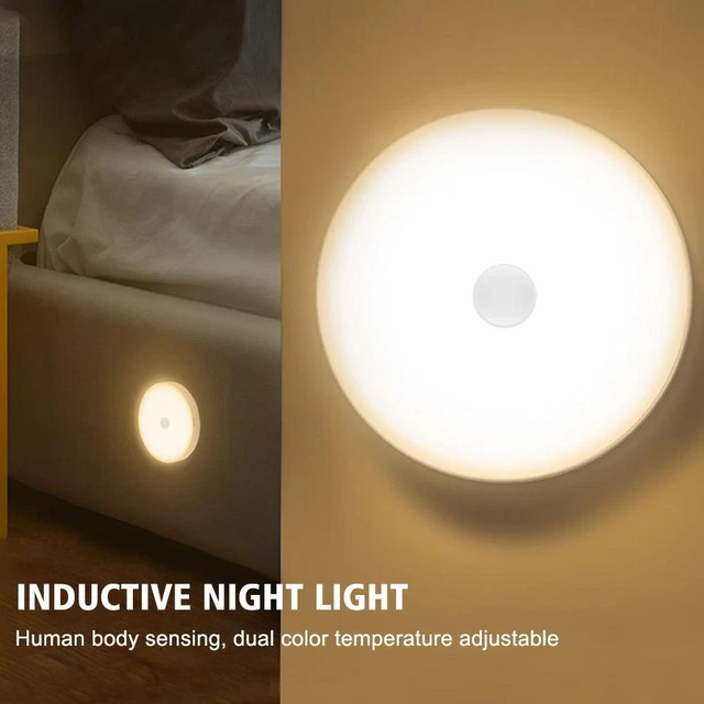 HUMAN BODY INDUCTION Night Light Smart Lamp Motion Sensor Wireless ...