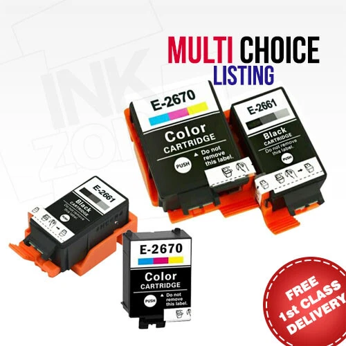 NON-OEM REPLACEMENT COMPATIBLE Ink Cartidges for EPSON WorkForce WF ...