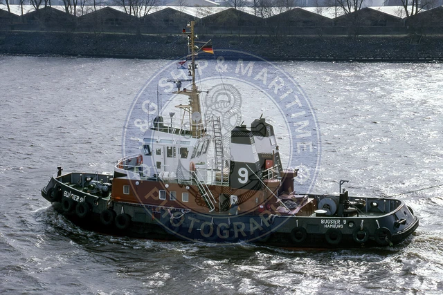 SCHIFFSFOTO - 1978 gebauter deutscher Schlepper BUGSIER 9 - 6x4 (10x15) Foto EUR 4,09 - PicClick DE
