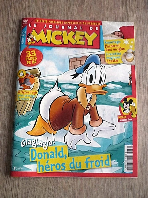 LE JOURNAL DE Mickey N° 3636 - 23 Fevrier 2022 / Donald , Heros Du ...