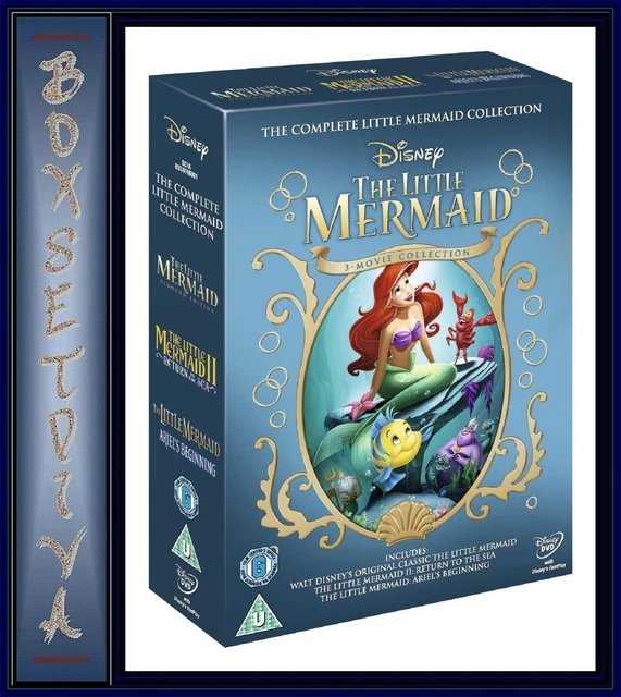 THE LITTLE MERMAID Collection - 3 Movie Collection *Brand New Dvd ...