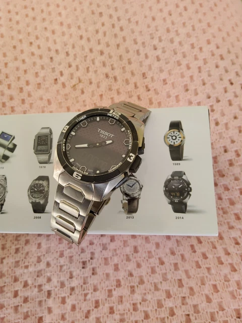 TISSOT T-TOUCH EXPERT Solar Titanium Men's Watch £205.00 - PicClick UK