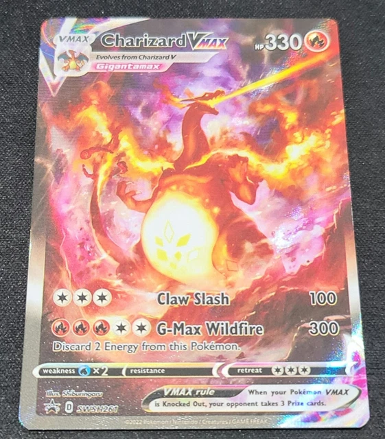 CHARIZARD VMAX - SWSH261 - Alt Art - UPC - SWSH Black Star Promo ...