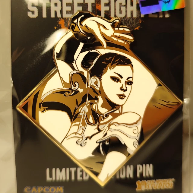 STREET FIGHTER CHUN-LI Limited Edition Collectible Pin Authentic Capcom ...