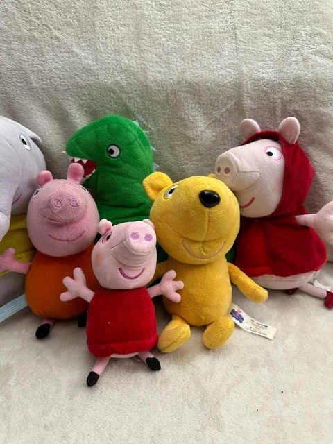 PEPPA PIG SOFT toy plush bundle elephant teddy dinosaur £18.50 ...