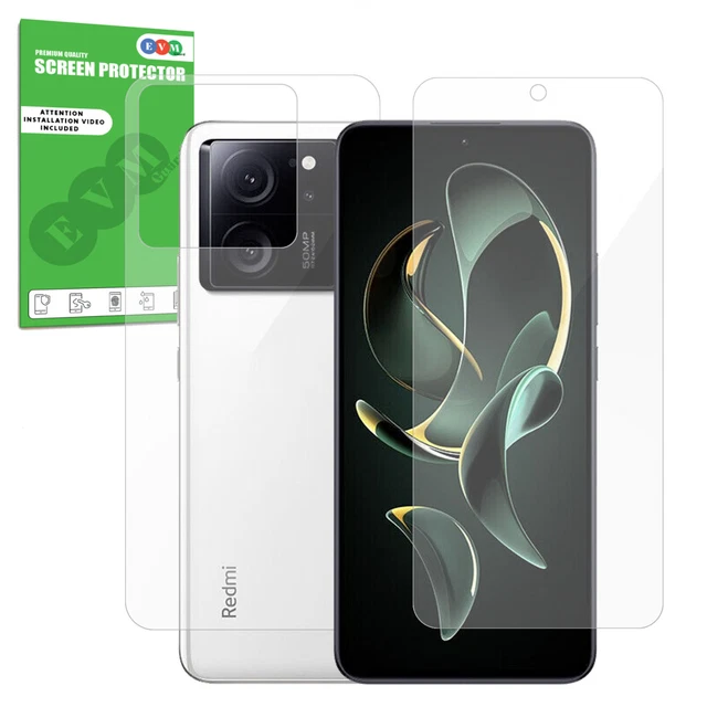 FOR XIAOMI REDMI K60 Ultra Front and Back Screen Protector TPU COVER ...