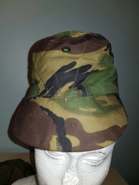 BRITISH ARMY WOODLAND DPM Crap Hat - 68 pattern 1970s 1980s Falklands ...