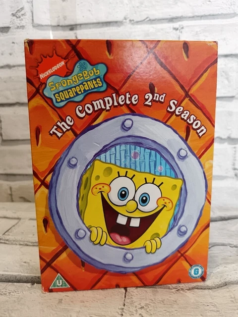 NICKELODEON SPONGEBOB SQUAREPANTS The Complete 2nd Season DVD Box Set ...