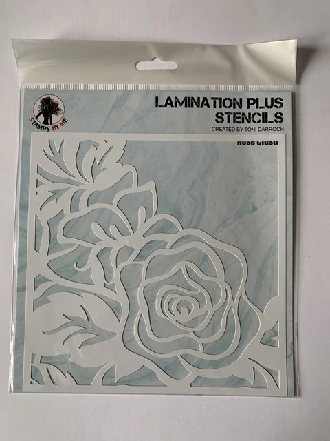 FRANCOBOLLI BY ME - Stencil Lamination Plus di Toni Darroch - Rose ...