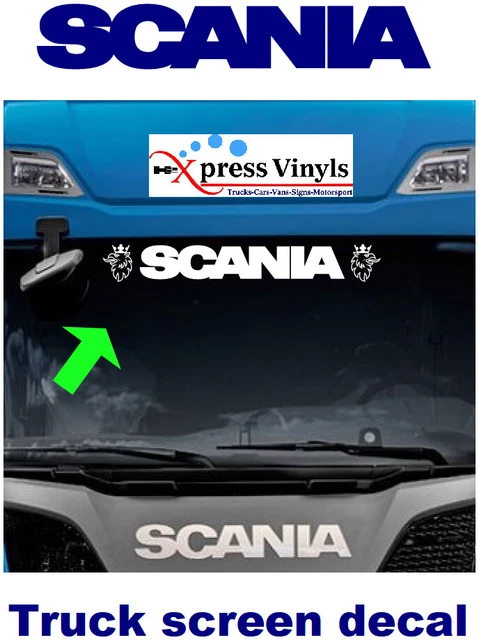 SCANIA WINDSCREEN DECAL. Scania Griffin truck screen sticker graphic £ ...