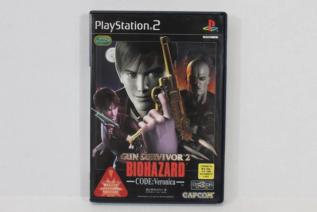 GUN SURVIVOR 2 BIOHAZARD Code Veronica Resident Evil CIB PS 2 PS2 Japan ...