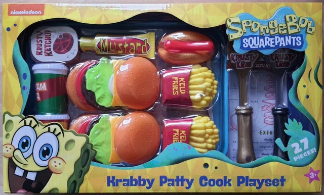 Nickelodeon Spongebob Squarepants Krabby Patty Cook Playset Set Brand New £2799 Picclick Uk