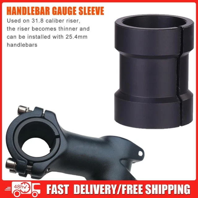 BICYCLE HANDLEBAR DIAMETER Adapter 25.4 to 31.8mm MTB Road Bike ...