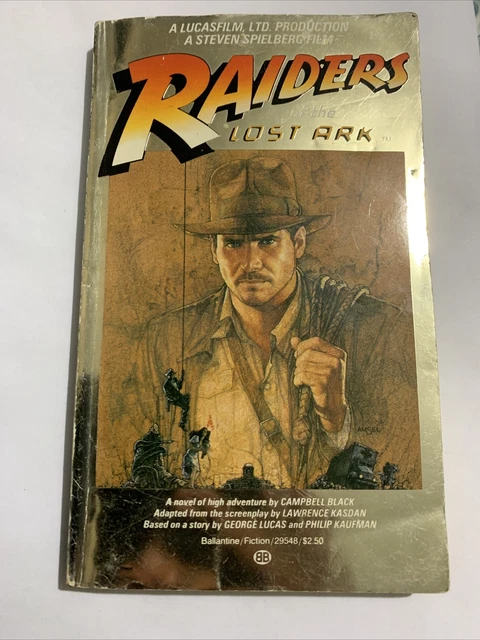 RAIDERS OF THE Lost Ark Movie Book 1981 by Campbell Black 2nd Edition ...
