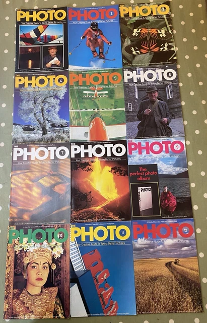 THE PHOTO MAGAZINE Set, Marshall Cavendish. Nos. 1-12, FREE UK POSTAGE ...