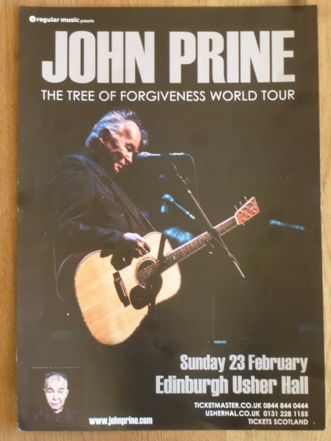JOHN PRINE - The Tree Of Forgiveness Tour Edinburgh 2020 show concert ...