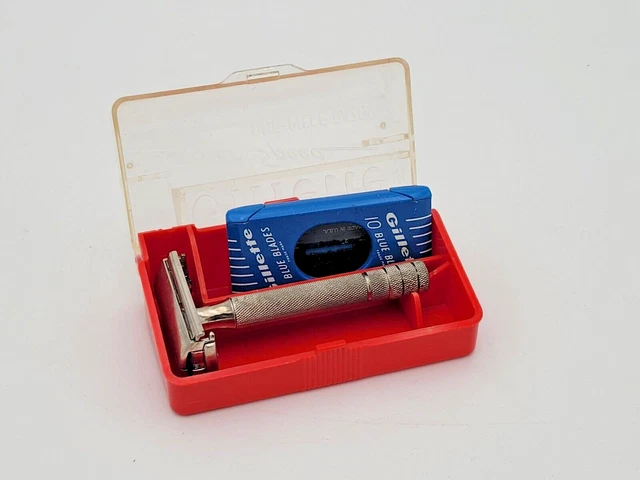 VINTAGE GILLETTE 1940'S Style Super Speed Safety Razor Set/No Date ...