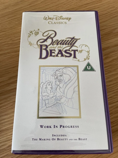 BEAUTY AND THE Beast ‘Work In Progress’ VHS Video Tape Edition £16.32 ...