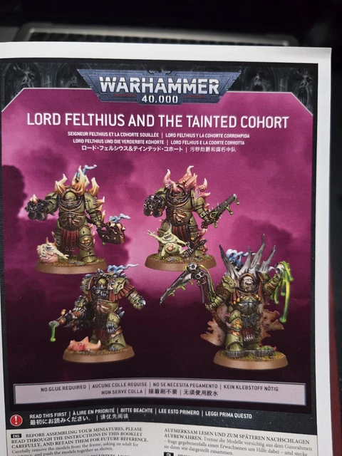 LORD FELTHIUS AND the Tainted Cohort Death Guard Chaos Marines ...